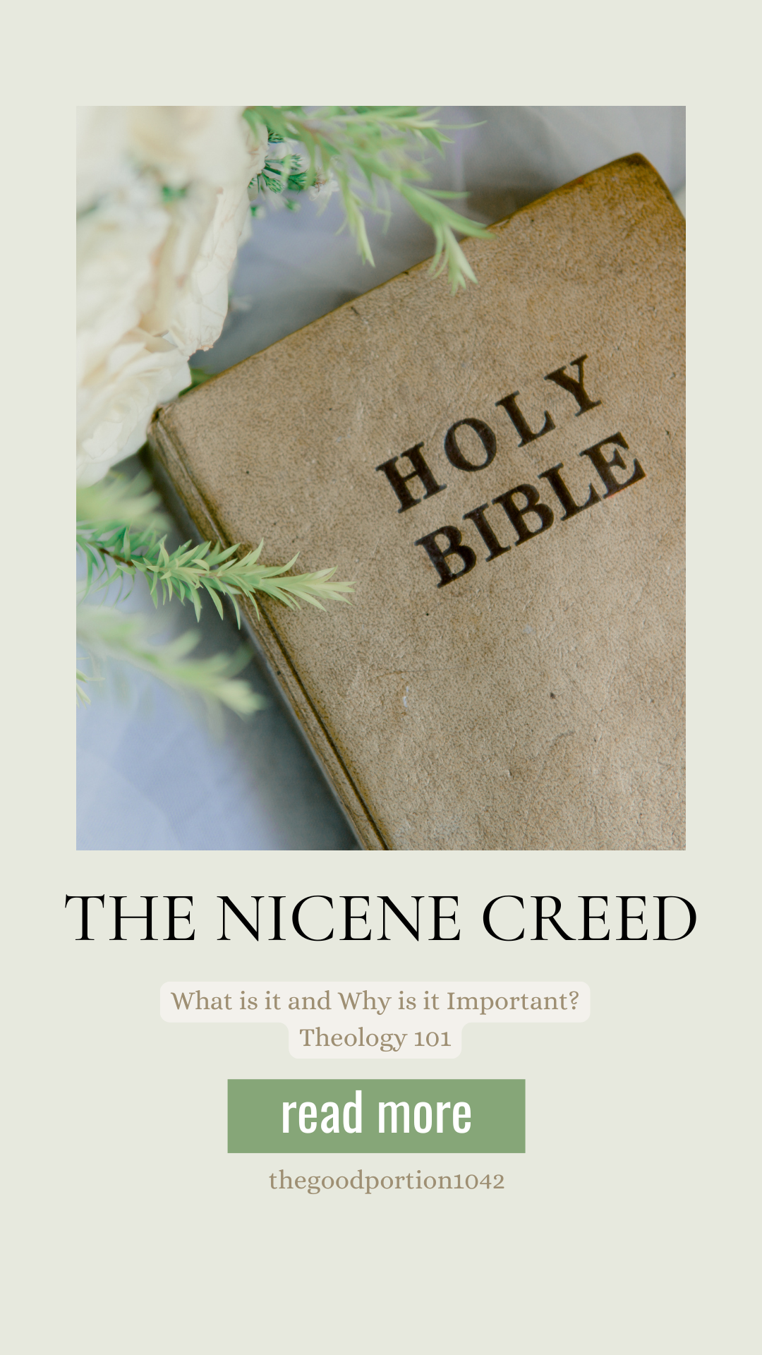 Theology 101: What is the Nicene Creed and Why is it Important? – The ...